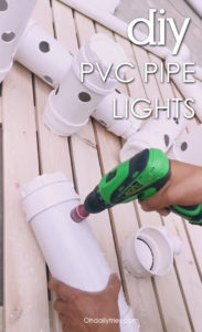 How to Make Outdoor Lights with PVC Pipes