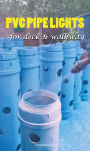 How to Make Outdoor Lights with PVC Pipes