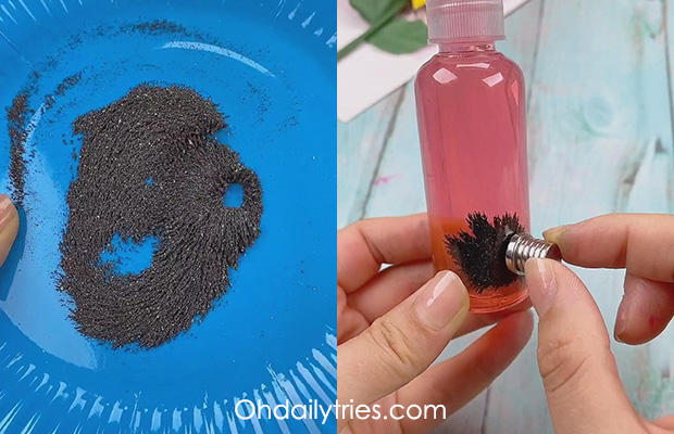 How To Make A Magnetic Powder Bottle Toy