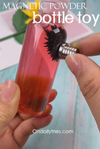 How To Make A Magnetic Powder Bottle Toy