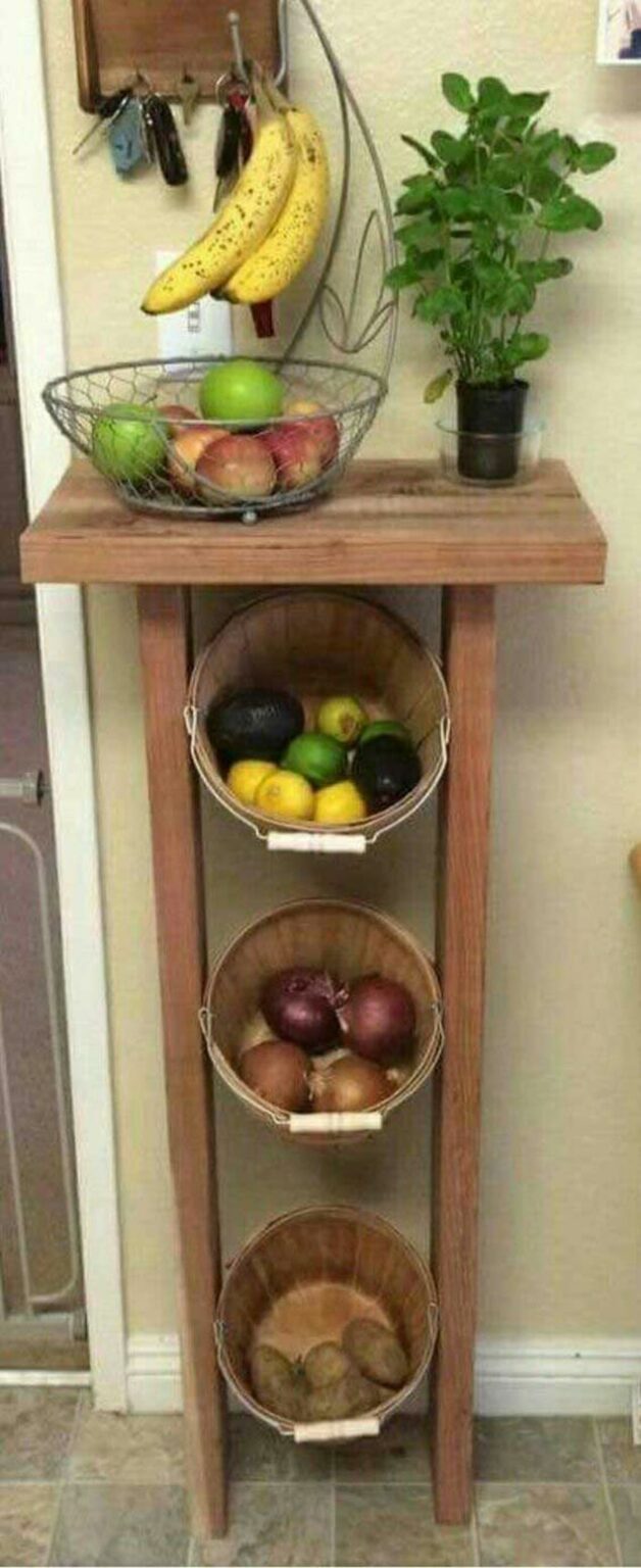 17 DIY Creative Produce Storing Ideas