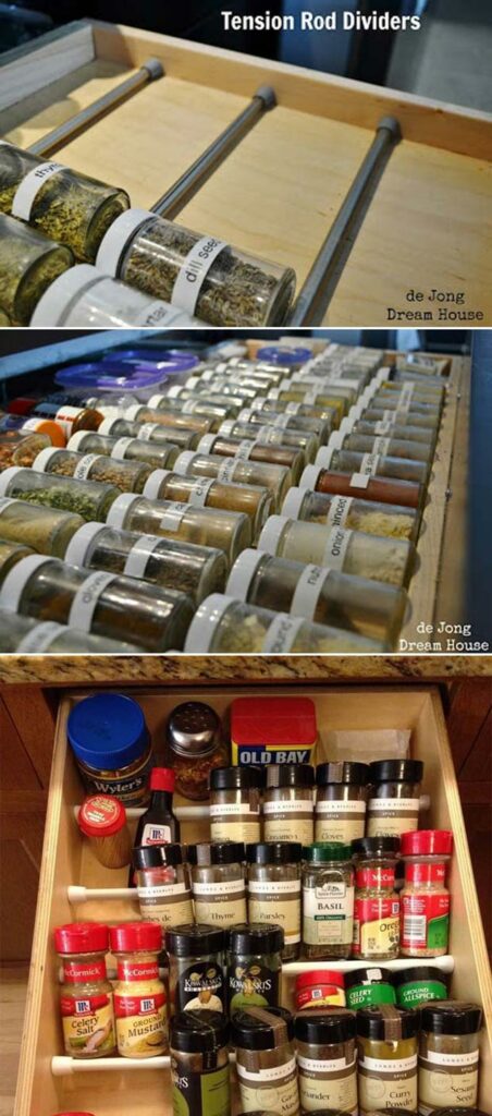 21 Creative Ways to Use Tension Rods - Ohdailytries