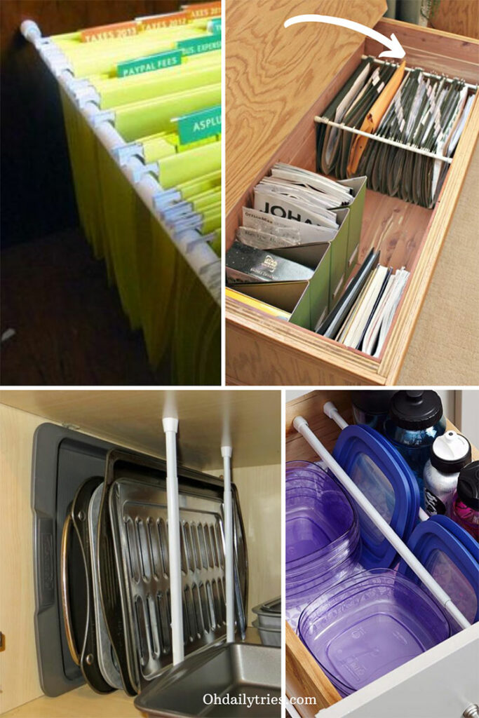 21 Creative Ways to Use Tension Rods - Ohdailytries