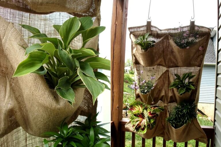 Transform Your Planting with Burlap Sacks - Burlap Planter Ideas