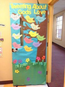 Cute Easter and Spring Decorations for Classroom Door