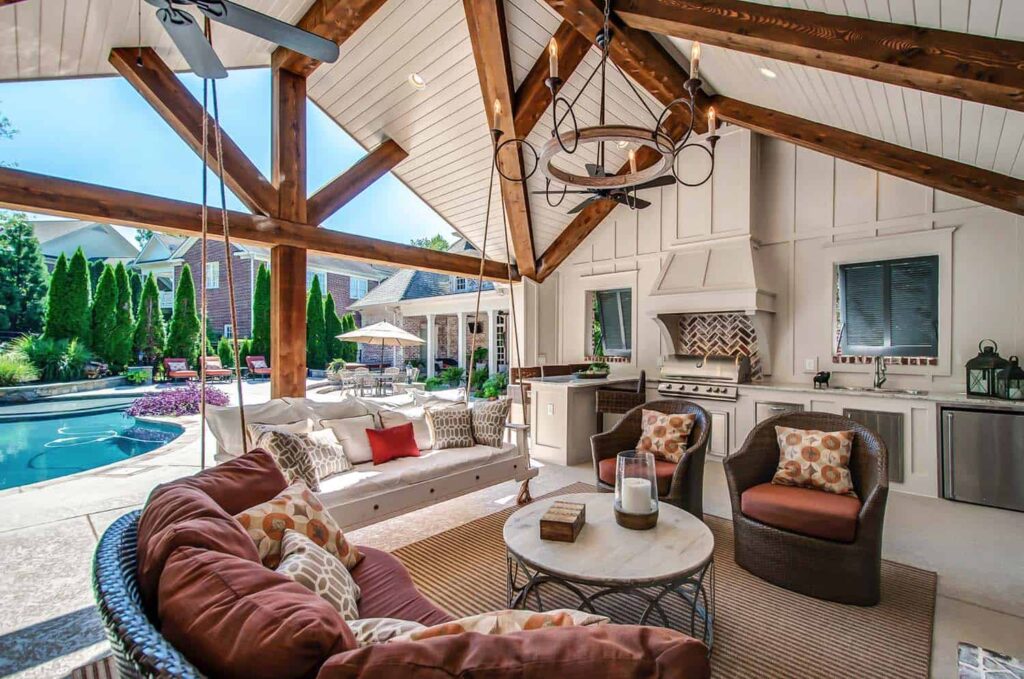 22 Innovative Farmhouse Style Outdoor Kitchens That Will Mesmerize You