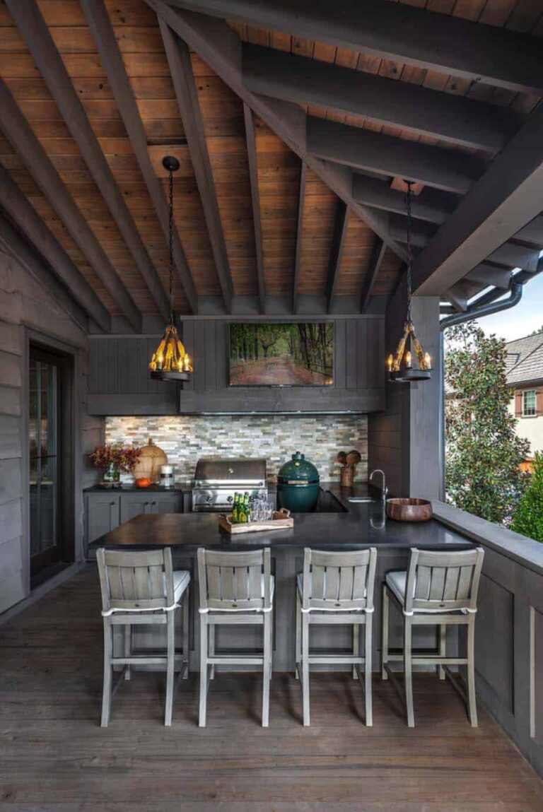 22 Innovative Farmhouse Style Outdoor Kitchens That Will Mesmerize You